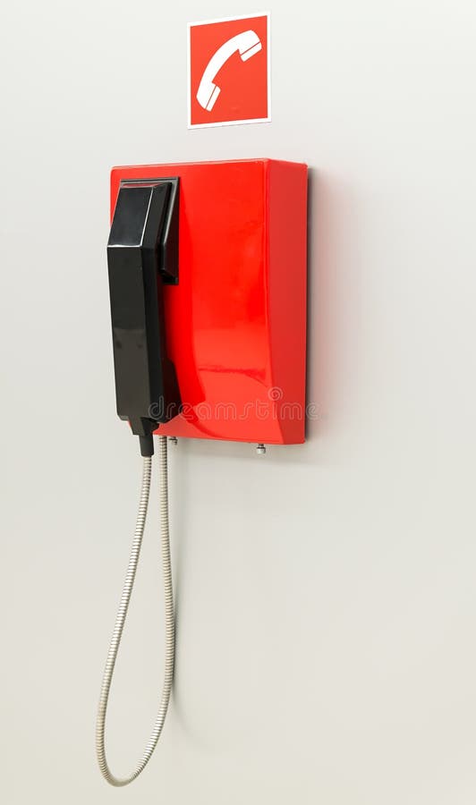 Red vintage telephone stock photo. Image of communication - 112105704