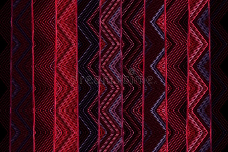 Red and Violet Vertical Lines with Zig Zag Pattern Stock Illustration ...