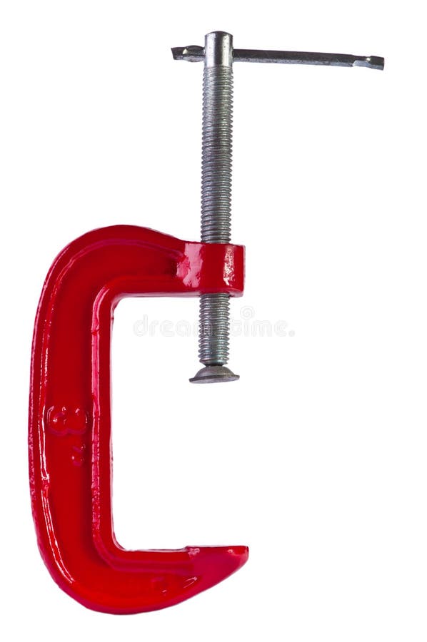 Red vise stock image. Image of vice, technology, thread - 15554245
