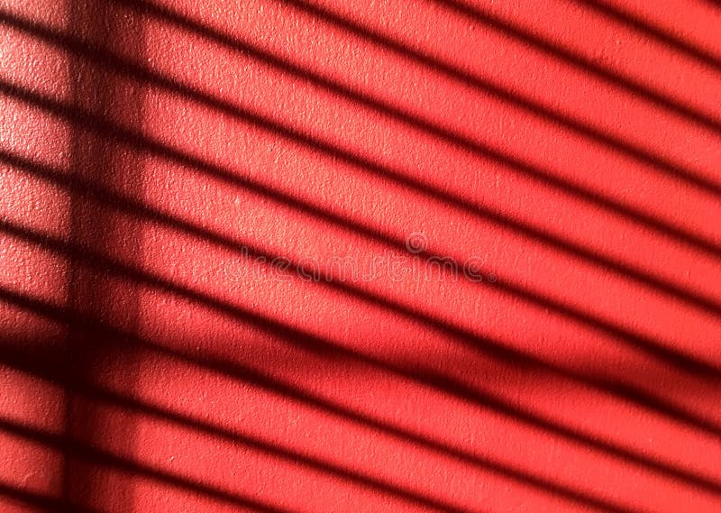 Red Wall with Black Shadows Stock Image - Image of concept, mockup ...