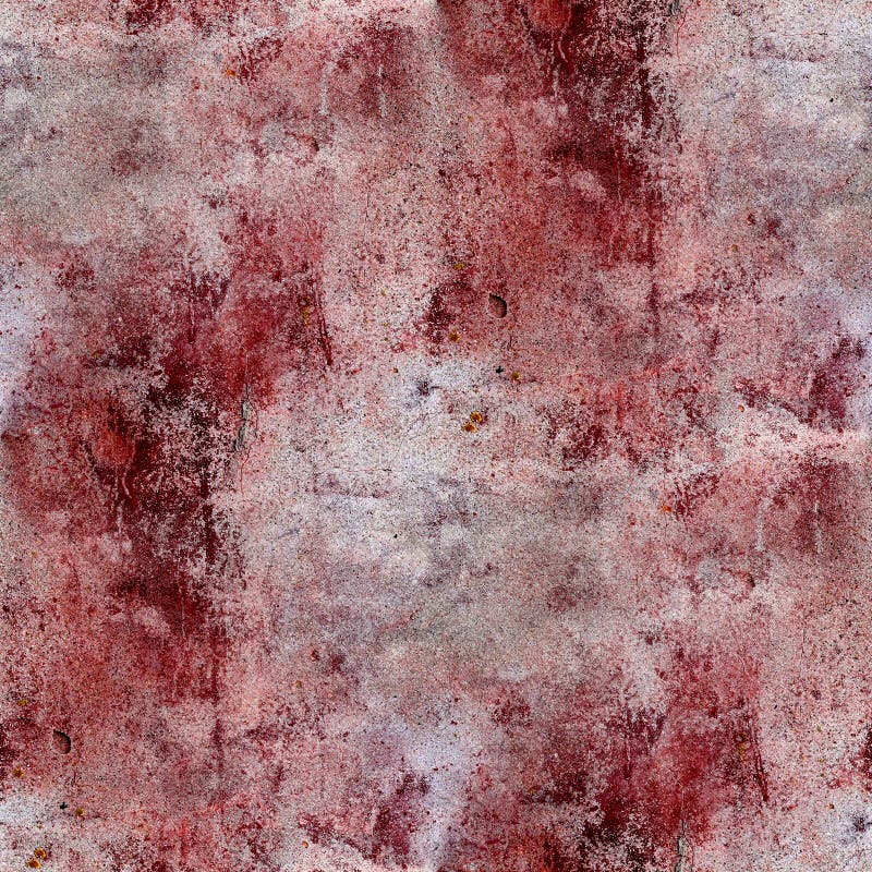 Red Wall Blood Stains Plaster Cracks Paint Stock Photo - Image: 50431412