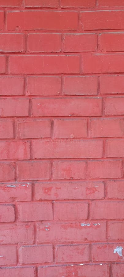 Red Wall Brick Build Symmetrical Stock Photo - Image of brick, wall ...