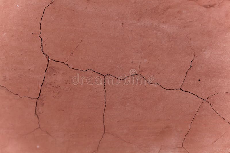 Red wall color with cracks stock image. Image of pattern - 89036441