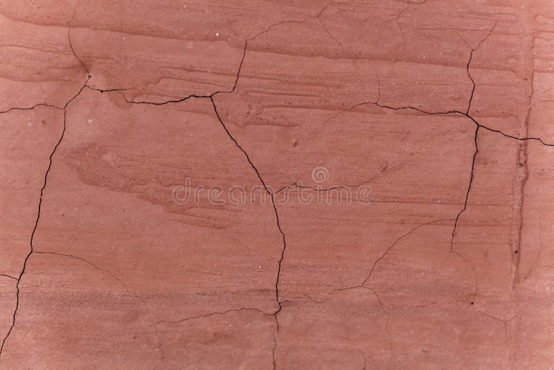 Red wall color with cracks stock photo. Image of colorful - 89032114