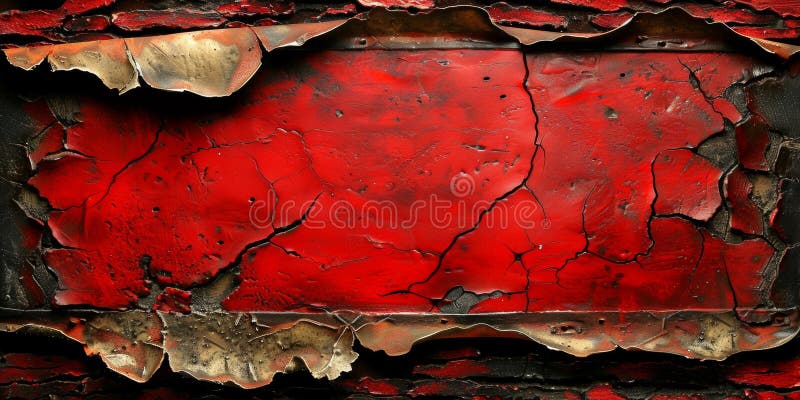 A red wall stock photo. Image of paint, damaged, grunge - 320526444