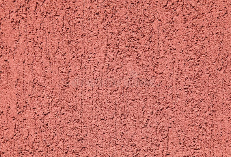 Red Wall, Texture, Background. Plastered Building Wall Stock Photo ...