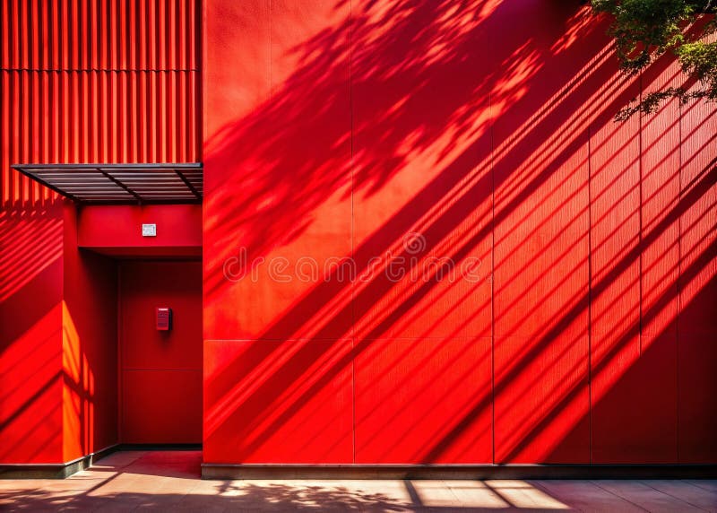 Red Wall Textures a Vibrant Exploration of Depth Shadow and Artistic ...
