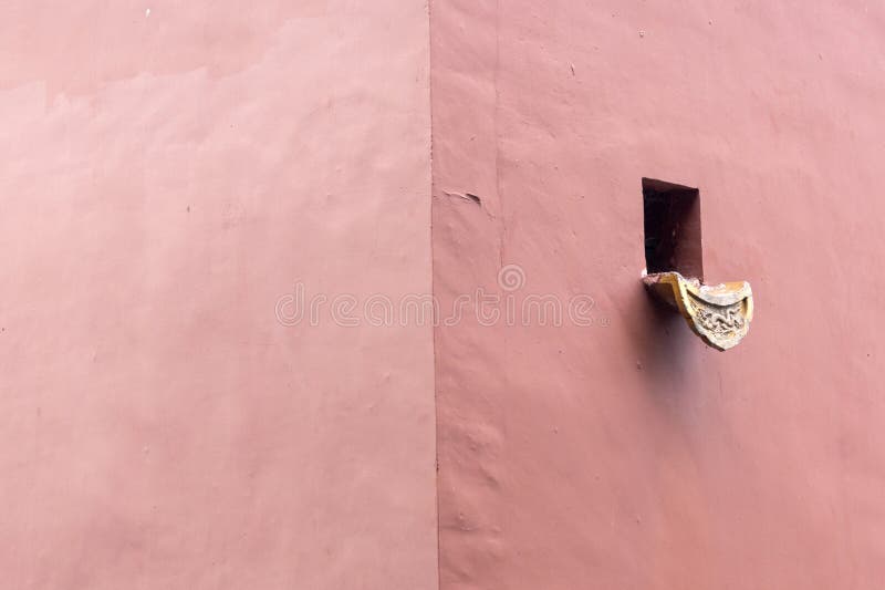 Red Wall and Ventilation Hole on the Building Inside the Forbidden City ...