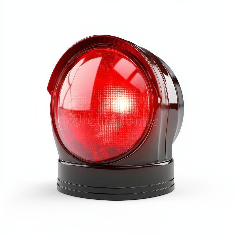 Red warning light (2 stock photo. Image of equipment - 388913024
