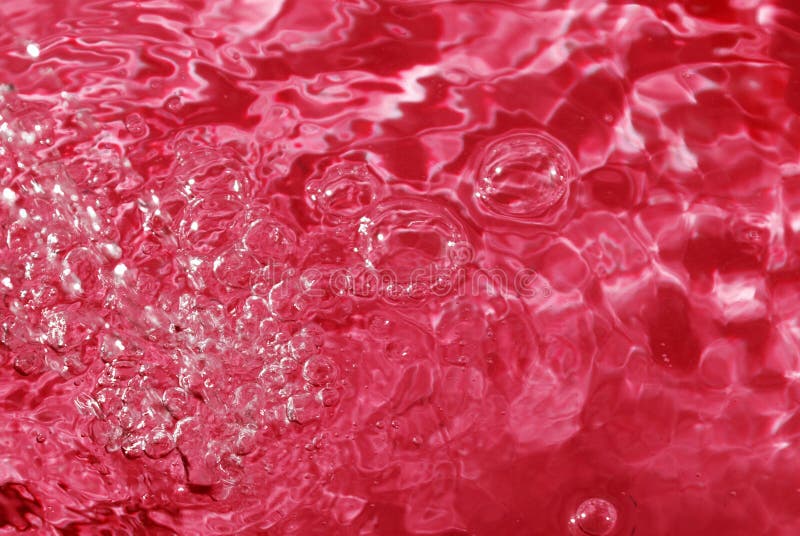 Red water bubbles stock photo. Image of background, crystal - 6938102