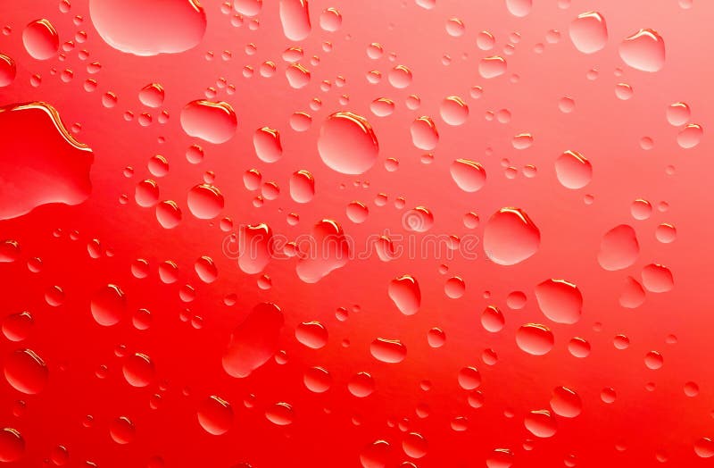 Red water drops stock photo. Image of circle, abstraction - 12958600
