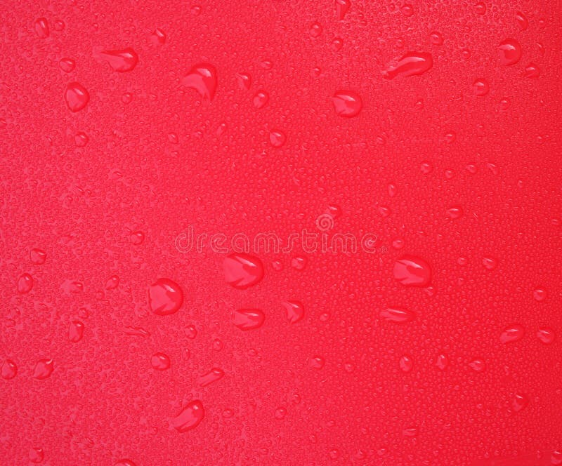Red Water Drops Picture. Image: 2777466
