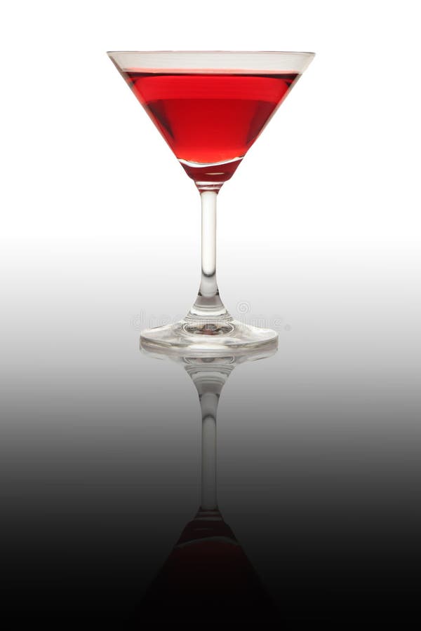 Red Water in a glass. stock image. Image of glass, yellow - 31990653