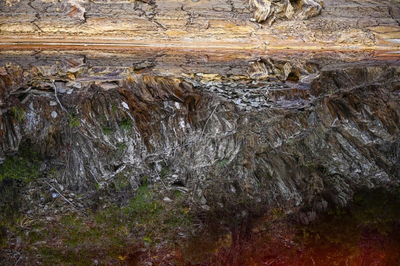 Red Water Reflections at Rio Tinto Stock Photo - Image of spain ...