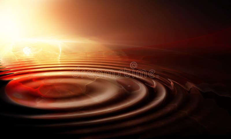 Red water ripples stock photo. Image of environment, motion - 16981280