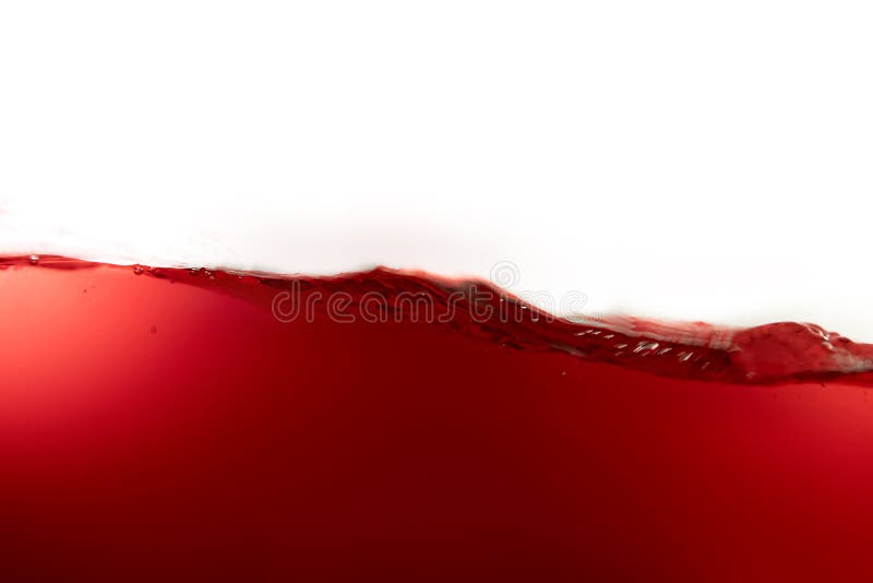 Red Water Waves and White Background Stock Photo - Image of bright ...