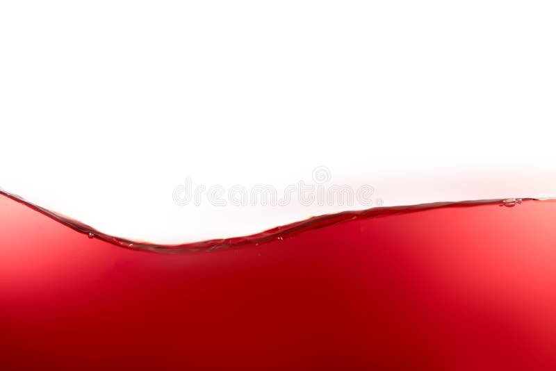 Red Water Waves and White Background Stock Image - Image of flowing ...