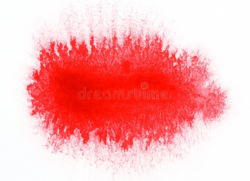 Red Color Splatter on White Stock Photo - Image of artistic, splash ...