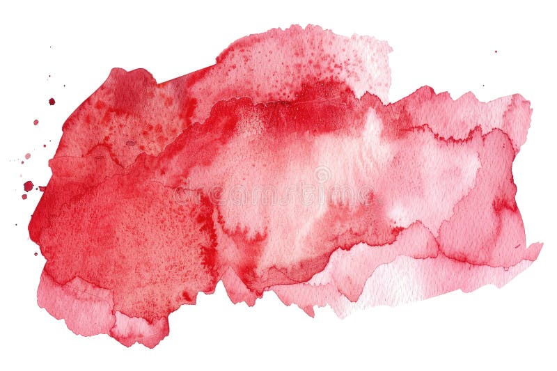 Red Watercolor Blotch with Detailed Texture. Background for Creative ...