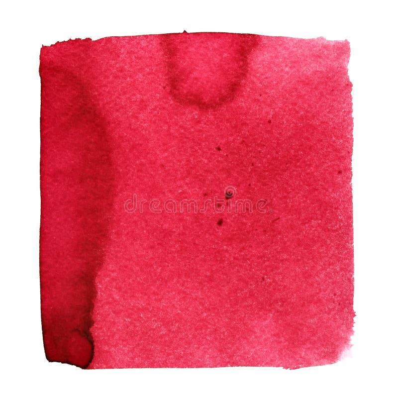 Red watercolor square stock illustration. Illustration of abstract ...