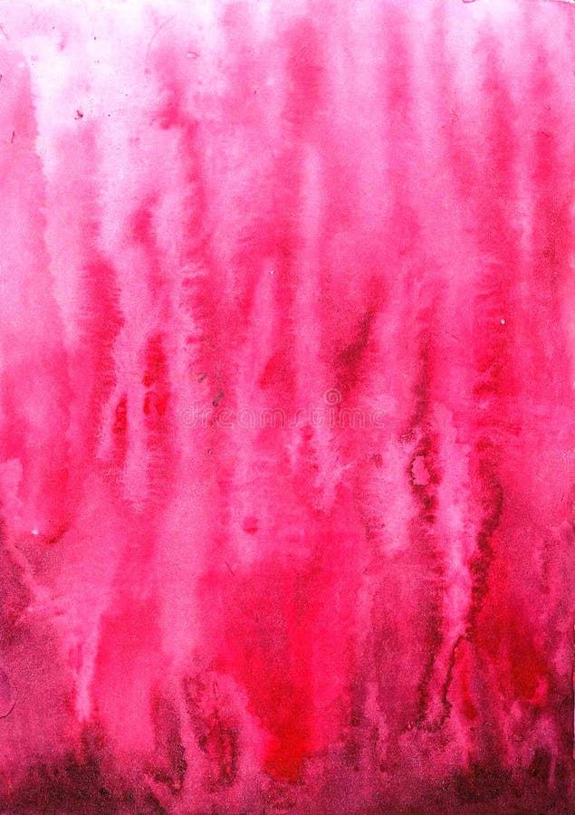 Red Watercolor Texture Streaks Stock Illustration - Illustration of ...