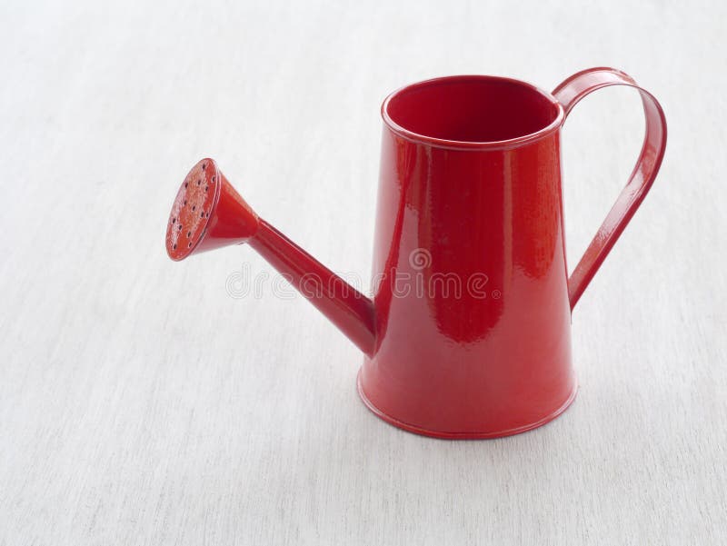 Red watering can stock photo. Image of gardening, equipment - 44343960