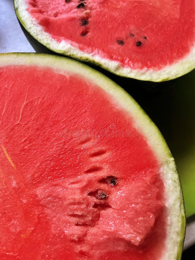 Red Watermelon, Juicy Fruit, Cut Watermelon Stock Image - Image of ...