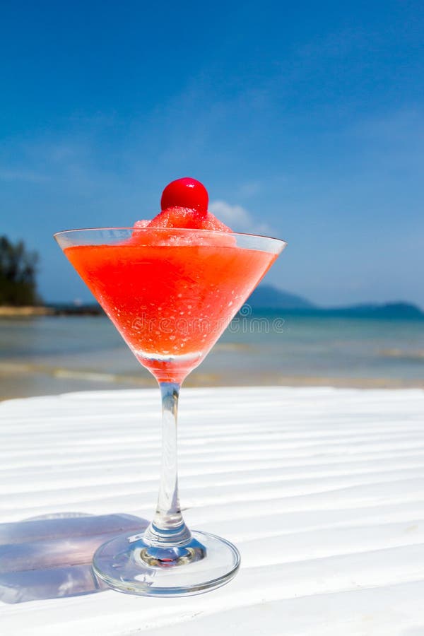 Red mocktail drink stock photo. Image of welcom, impress - 30291732