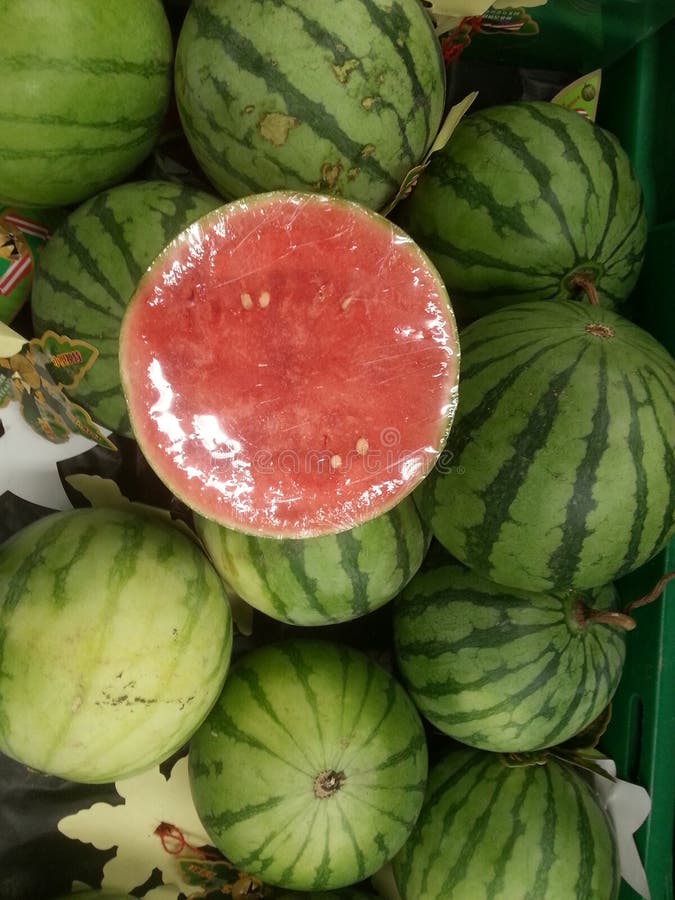 Red watermelon stock photo. Image of gourd, good, rich - 217341118