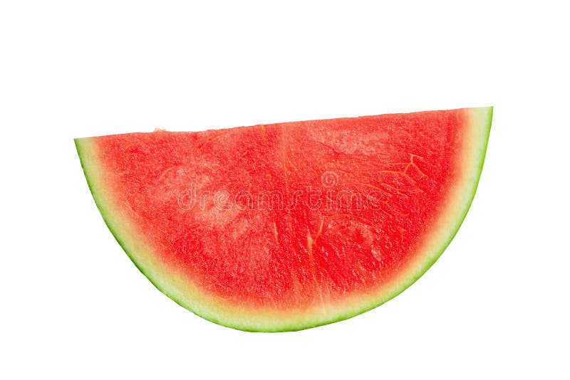 Red Watermelon on White Background Stock Image - Image of dessert ...