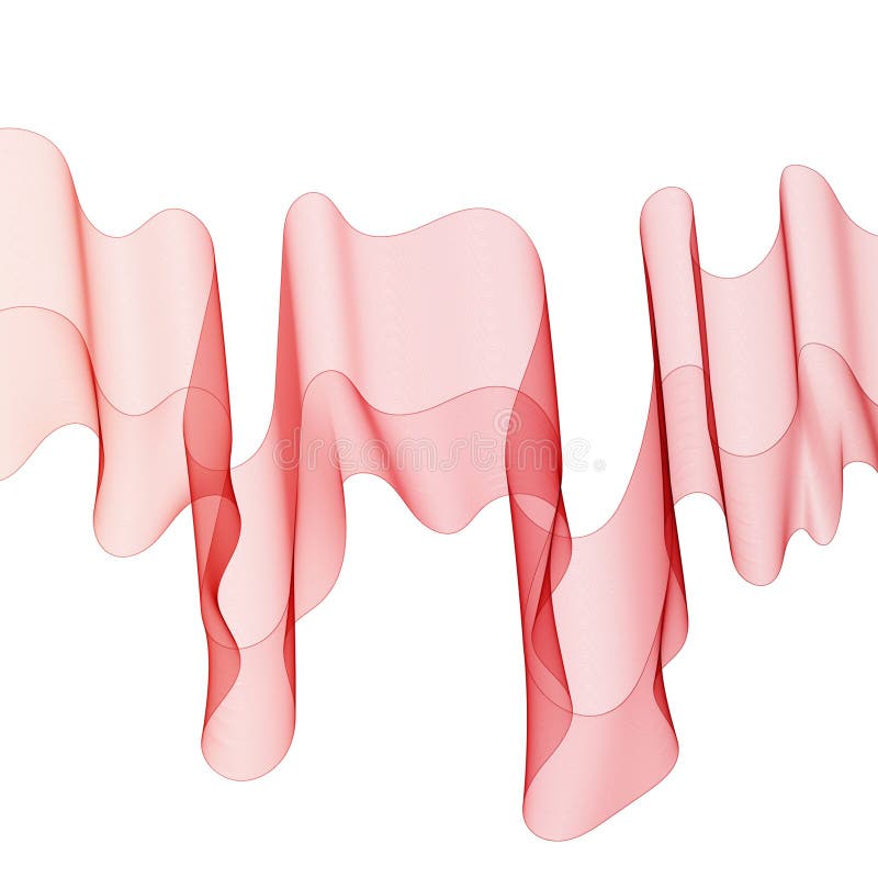 Red Wave Abstraction. Brochure Template. Eps 10 Stock Illustration ...