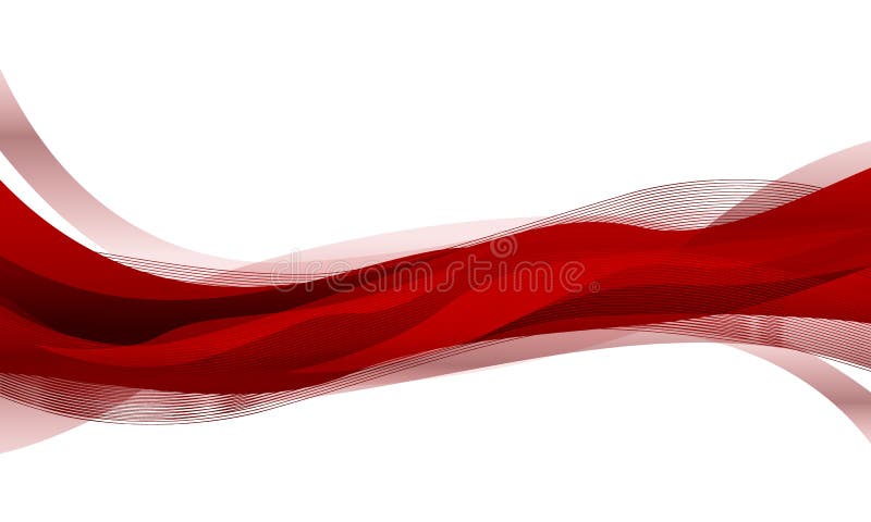 Red Curve Abstract Wave Backdrop Design Background Stock Illustration ...