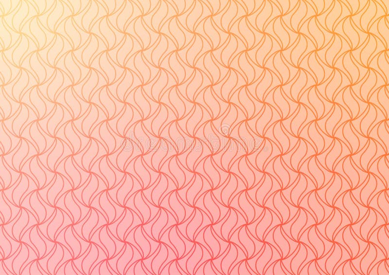 Red Wave Line Pattern Soft Presentation Background Stock Illustration ...
