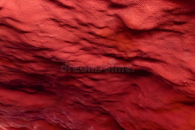 Red Wave Natural Rock Formation. Red Rocks Stock Photo - Image of ...