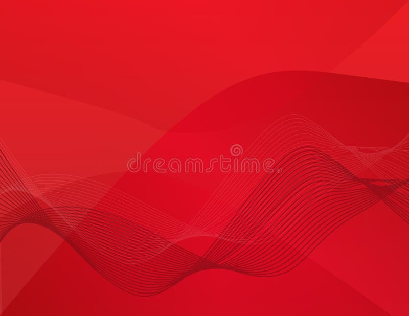 Red Wave Background stock vector. Illustration of color - 151063192