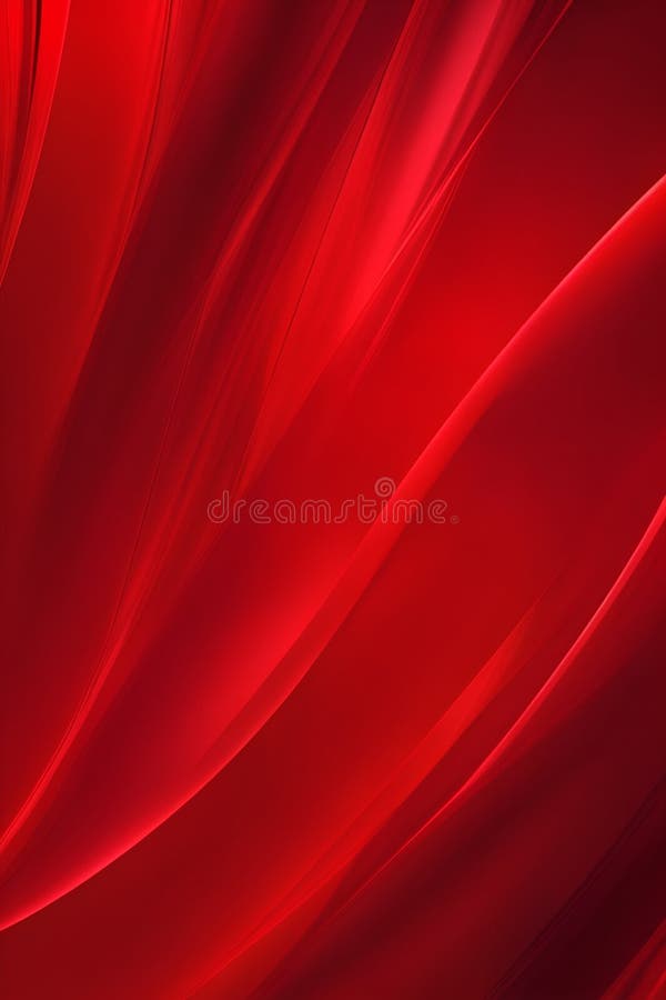 Red Waves Abstract Background, Vertical Composition Stock Illustration ...