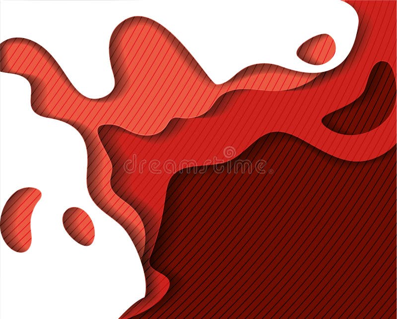 Red Waves Background Vector Design Stock Vector - Illustration of style ...