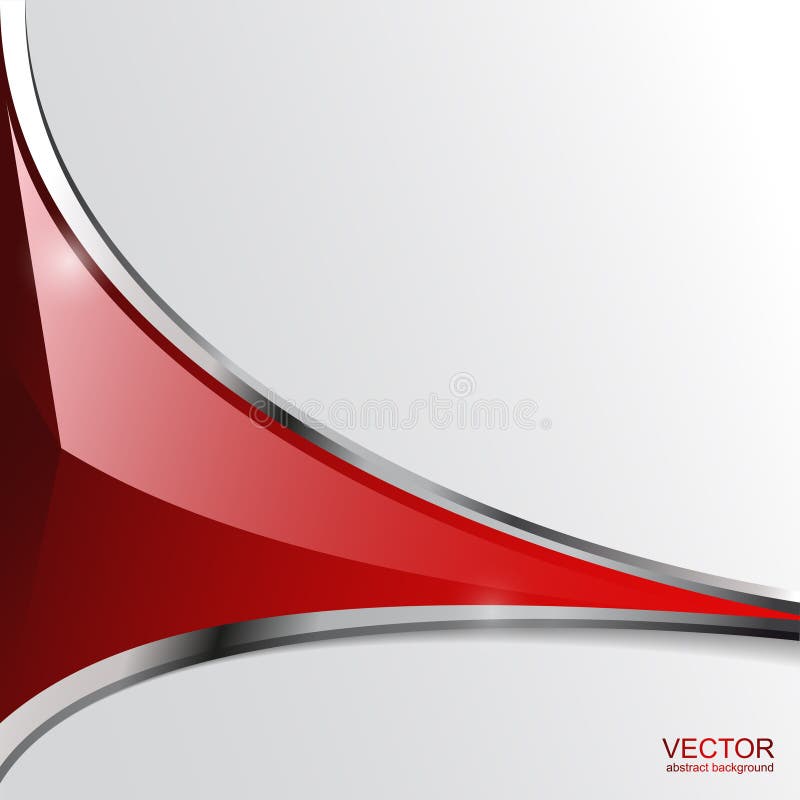Red Wavy Corporate Abstract Background Stock Illustration ...