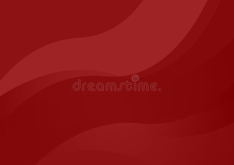 Red Wavy Curved Shape Background Stock Illustration - Illustration of ...