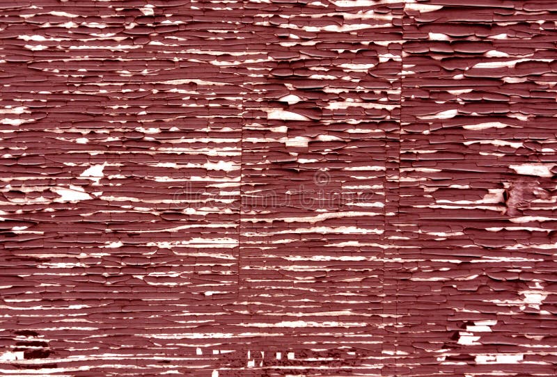 Red Weathered Paint on Wooden Wall Texture. Stock Photo - Image of ...
