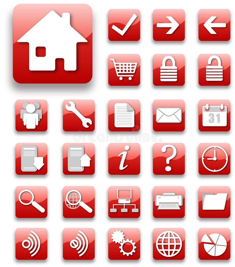 Glossy Internet icon stock illustration. Illustration of chat - 8869259