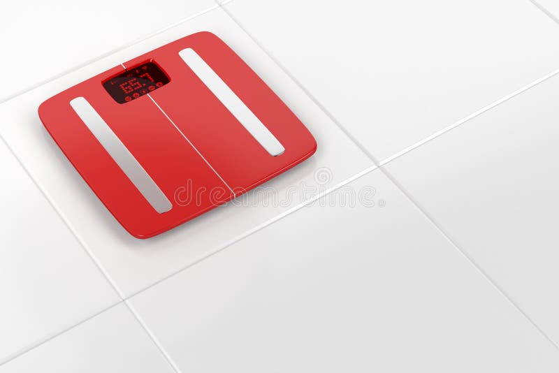 Weight Scale with Word Help Stock Illustration - Illustration of obese ...
