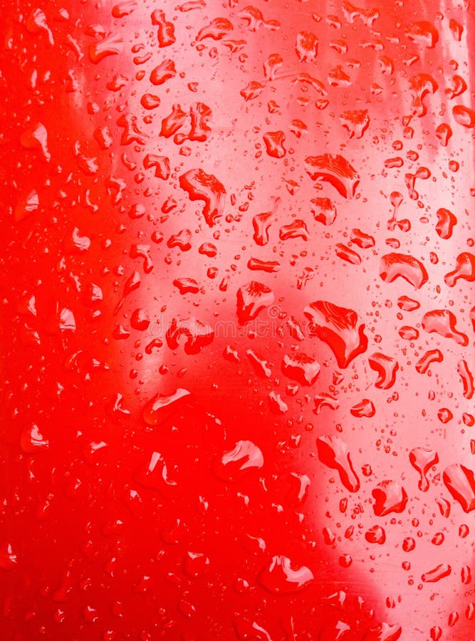 Red wet Wallpaper stock photo. Image of rain, wallpaper - 210285278