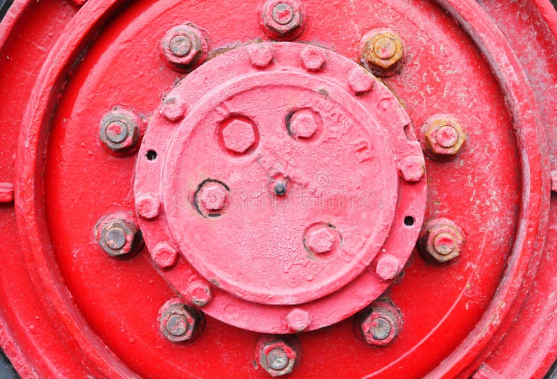 Red Wheel truck. stock photo. Image of texture, shape - 24855088