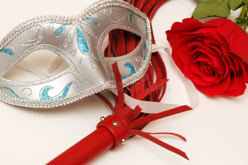 Whip and a rose stock photo. Image of fetish, people - 120557712