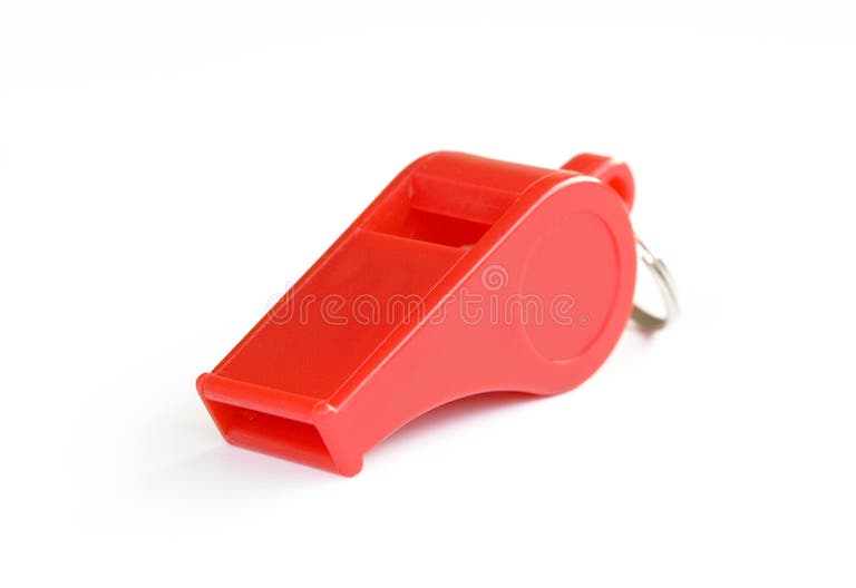 Red whistle stock image. Image of competition, match, sports - 1423729