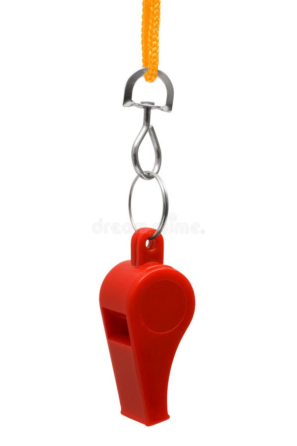 Red whistle stock image. Image of retro, plastic, personal - 5930275