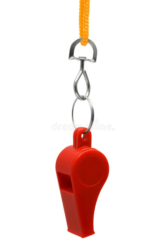 Red whistle stock image. Image of retro, plastic, personal - 5930275