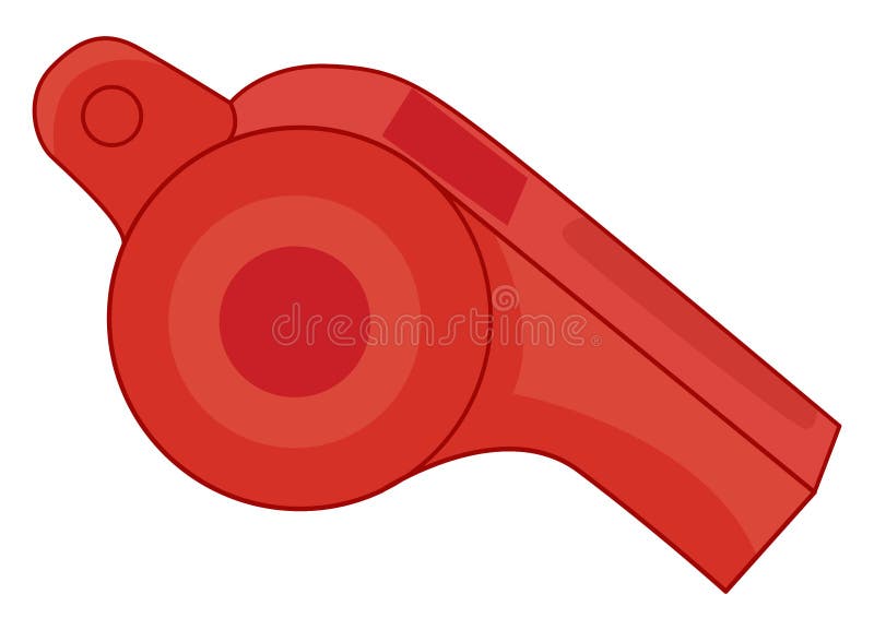 Red Whistles ,illustration, Vector Stock Vector - Illustration of ...