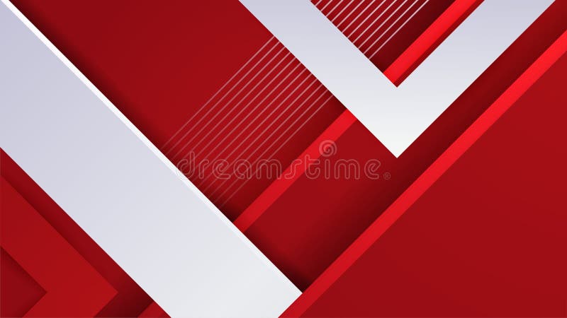 Red and White Abstract Background Stock Vector - Illustration of shape ...
